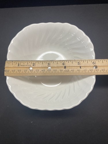 Set of 3 Johnson Bros Regency 6" White Ironstone Square Cereal Bowls ...