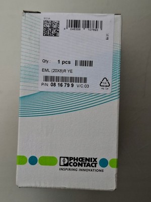 Phoenix Contact EML (20X8)R YE Label Roll 20x8mm Yellow Self-Adhesive ...