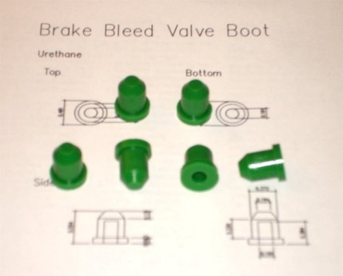 Polyurethane Brake Bleeder Valve Caps; Set of 6 Green | eBay