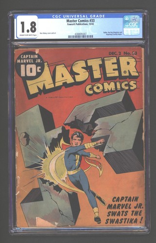 Master Comics #33 CGC 2.5 1942 Mac Raboy Cover and Art | eBay