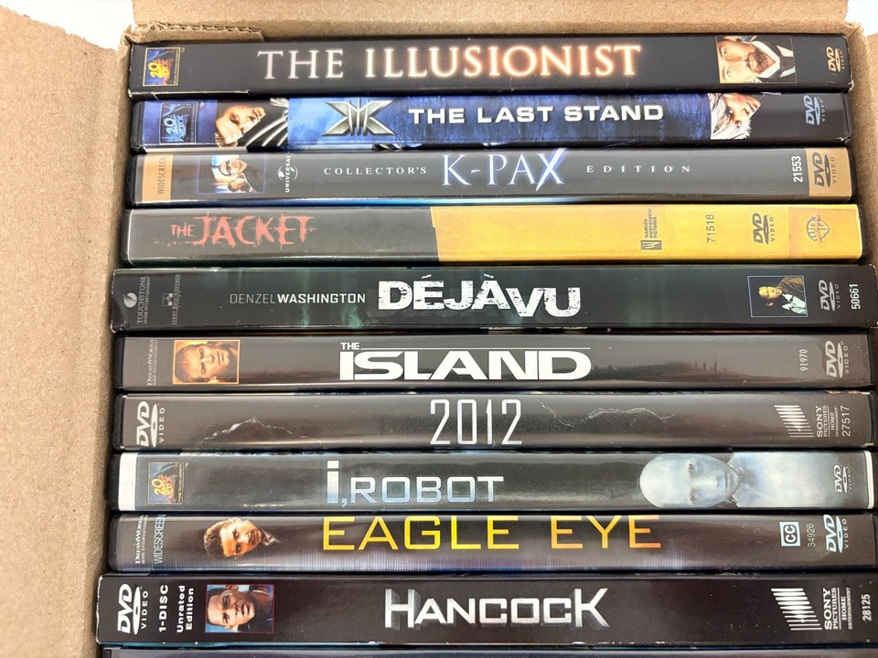 Science Fiction DVD Movies Lot of 18 One Owner Rated PG-13 to Mature (R ...