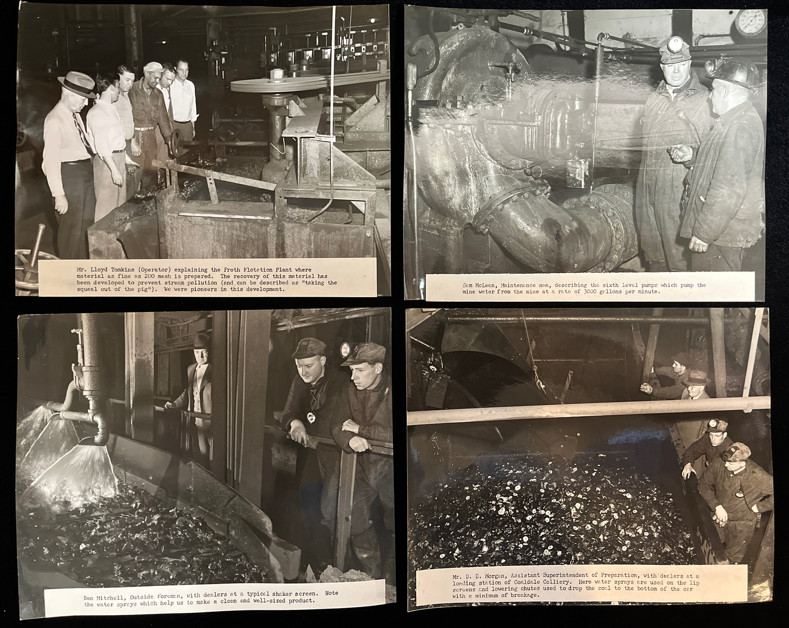 Vintage Coal Mining Photograph TAMAQUA, COALDALE & More PENNSYLVANIA ...