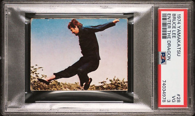 PSA 3 Very Good Bruce Lee The Big Boss 1974 Yamakatsu Japanese Mini #28 ...