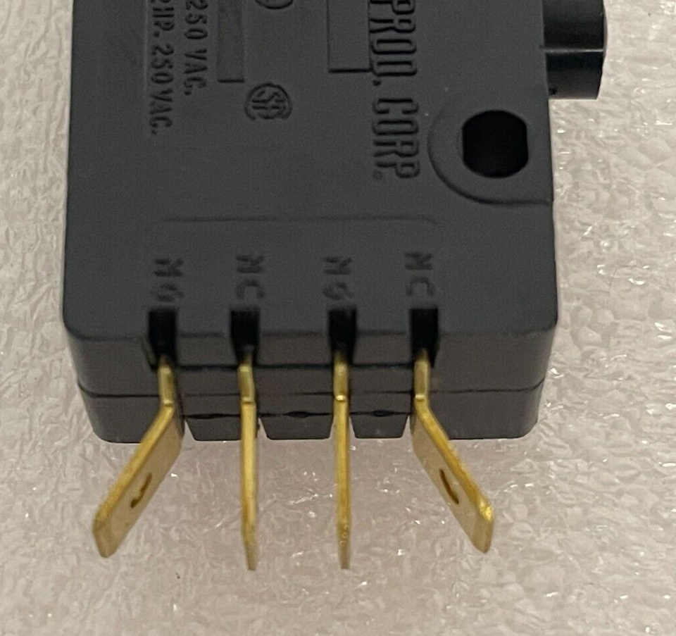 E19-00A0 Cherry Snap Action Switch 15A Double Pole Double Throw Button ...