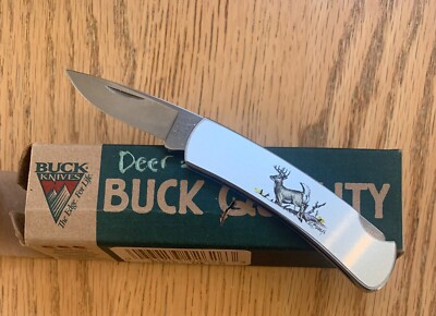BUCK #525 WHITETAIL DEER KNIFE IN NEVER USED IN BOX N11 | eBay