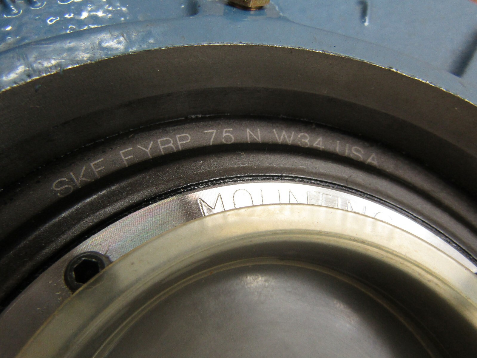 SKF FYRP-75N W34 75mm 4 Bolt Piloted Flange Mount Bearing Unit Roller ...