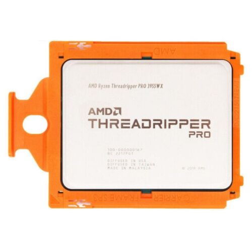 AMD Ryzen Threadripper Pro 3955WX 3.9GHz 16-Core Interface SWRX8 CPU ...