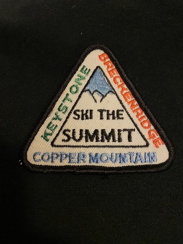 VTG SKI THE SUMMIT Iron On Patch Keystone, Copper Mountain ...