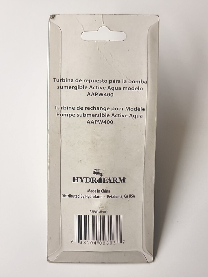 Active Aqua Replacement Impeller for AAPW400 Water Pump Coleman Saluspa Hot Tub | eBay