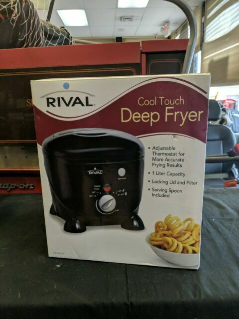 Rival Cool Touch 1 Liter Black Deep Fryer CF105B for sale online | eBay