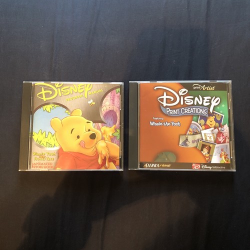 RARE Disney Winnie The Pooh PC CD-Rom Game Lot (2) | eBay