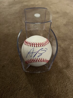 Austin Riley Autographed Baseball Atlanta Braves WITH CASE | eBay