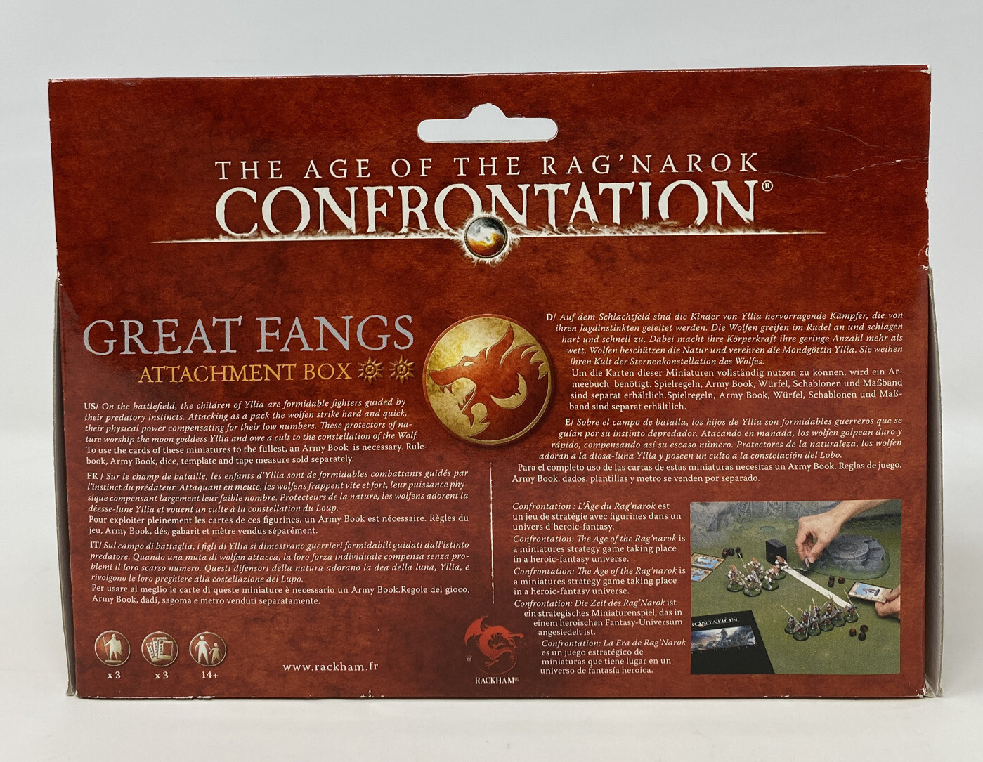 Confrontation Age of Ragnarok x3 Wolfen Great Fangs Attachment Box ...