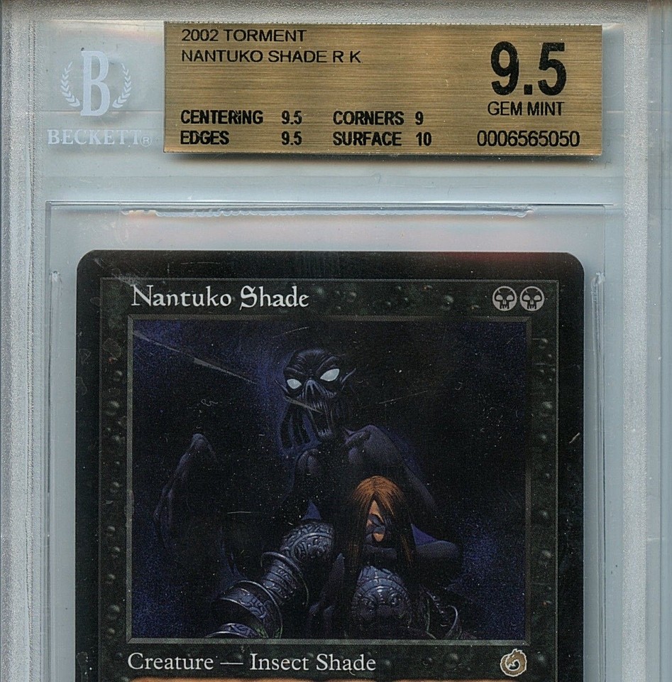 MTG Nantuko Shade BGS 9.5 Gem Mint Torment Rare Magic Card Amricons ...