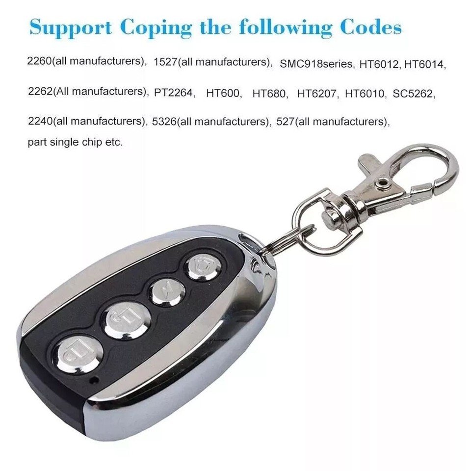 4/8x Remote Control Backup Key Sliding Gate Opener Automatic Operator ...