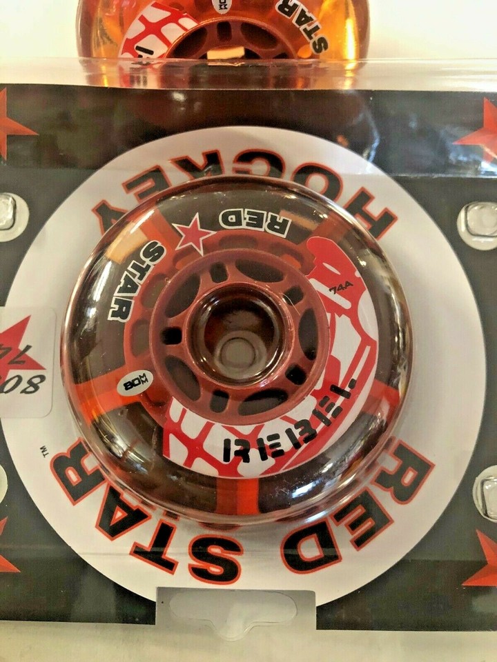 Red Star Rebel Indoor Rollerblade Wheels! Roller Blade Inline 59mm 68mm ...