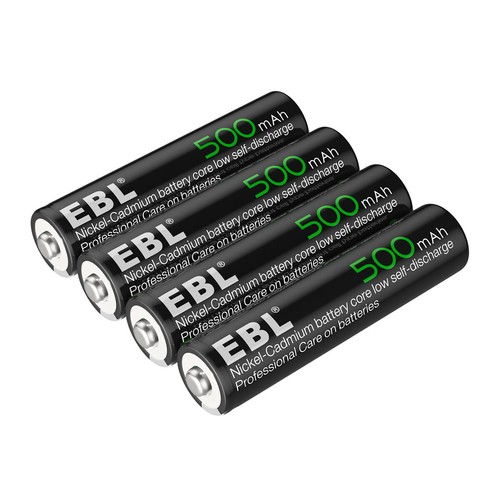 EBL AAA Rechargeable Batteries 1200mWh Lithium li-ion 1.5V Battery ...