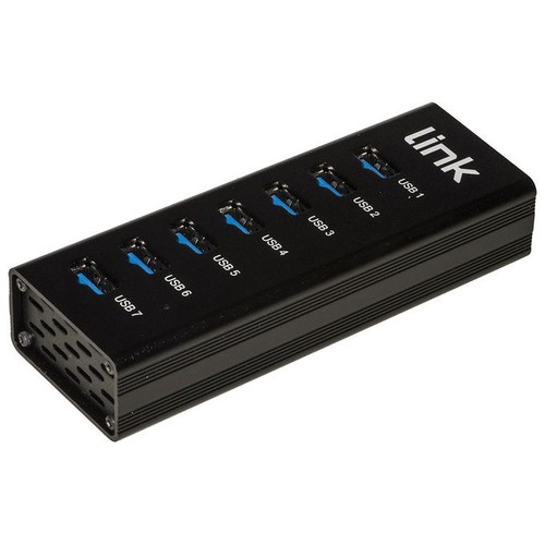 Link Hub 7 Porte Usb 3.0 in Alluminio con Alimentatore 8028400077585 | eBay