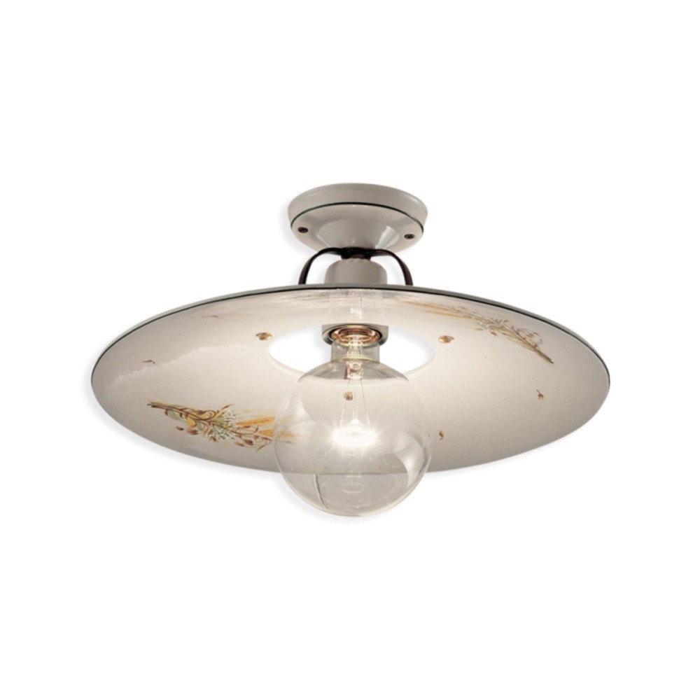 Large Classic Design Ceiling Light Fixture In Ceramic 1 Light FL-248 ...