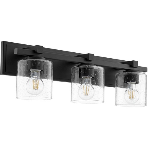 Quorum International 5369-3-269 Fort Worth Bathroom Vanity Light Noir ...