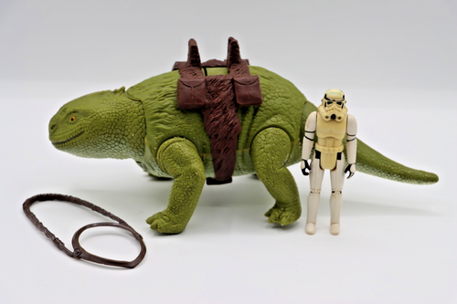 1979 Star Wars Dewback w/ Saddle Reins + 1977 Stormtrooper Action ...