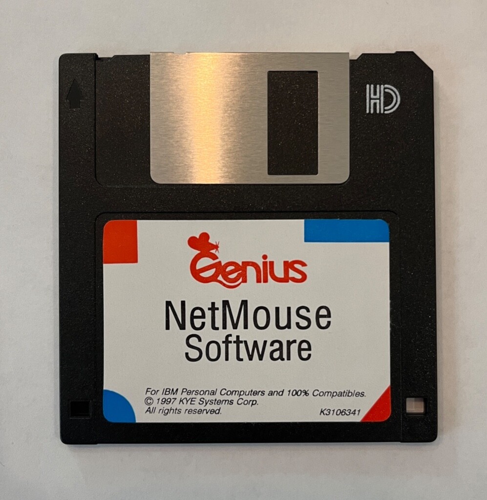 1997 Genius NetMouse Software Floppy, For IBM Personal Computers | eBay