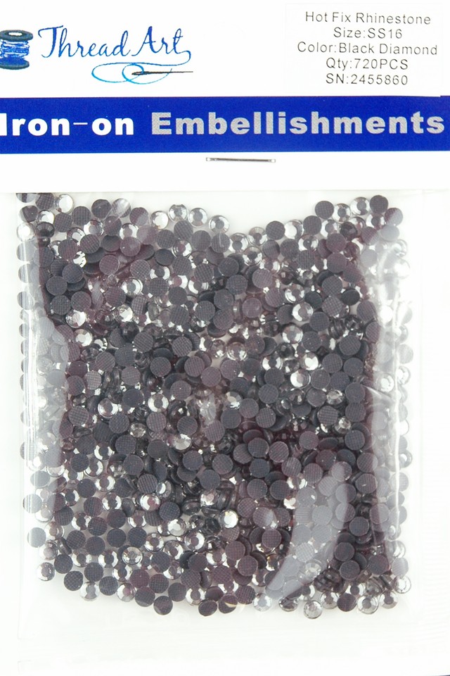 HOT FIX CRYSTAL RHINESTONES 3MM, 4MM, 5MM 28 COLORS - 720 OR 1440 ...