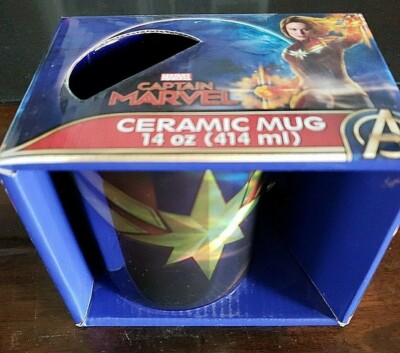 Marvel Captain Marvel Ceramic Mug 14 oz (414ml) 2018 NEW!! A8 | eBay