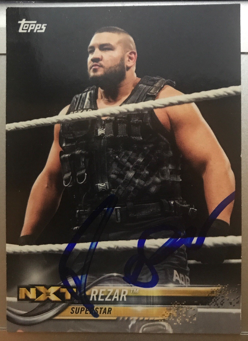 Rezar Signed WWE Topps 2018 Card AOP Authors of Pain Autographed | eBay