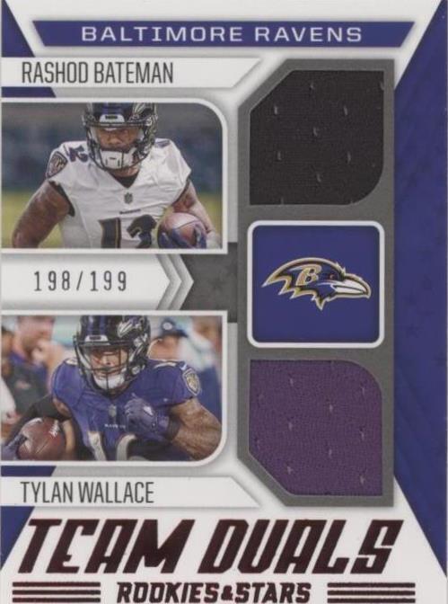 2021 Panini Rookies & Stars - Team Duals Relics Rashod Bateman, Tylan ...