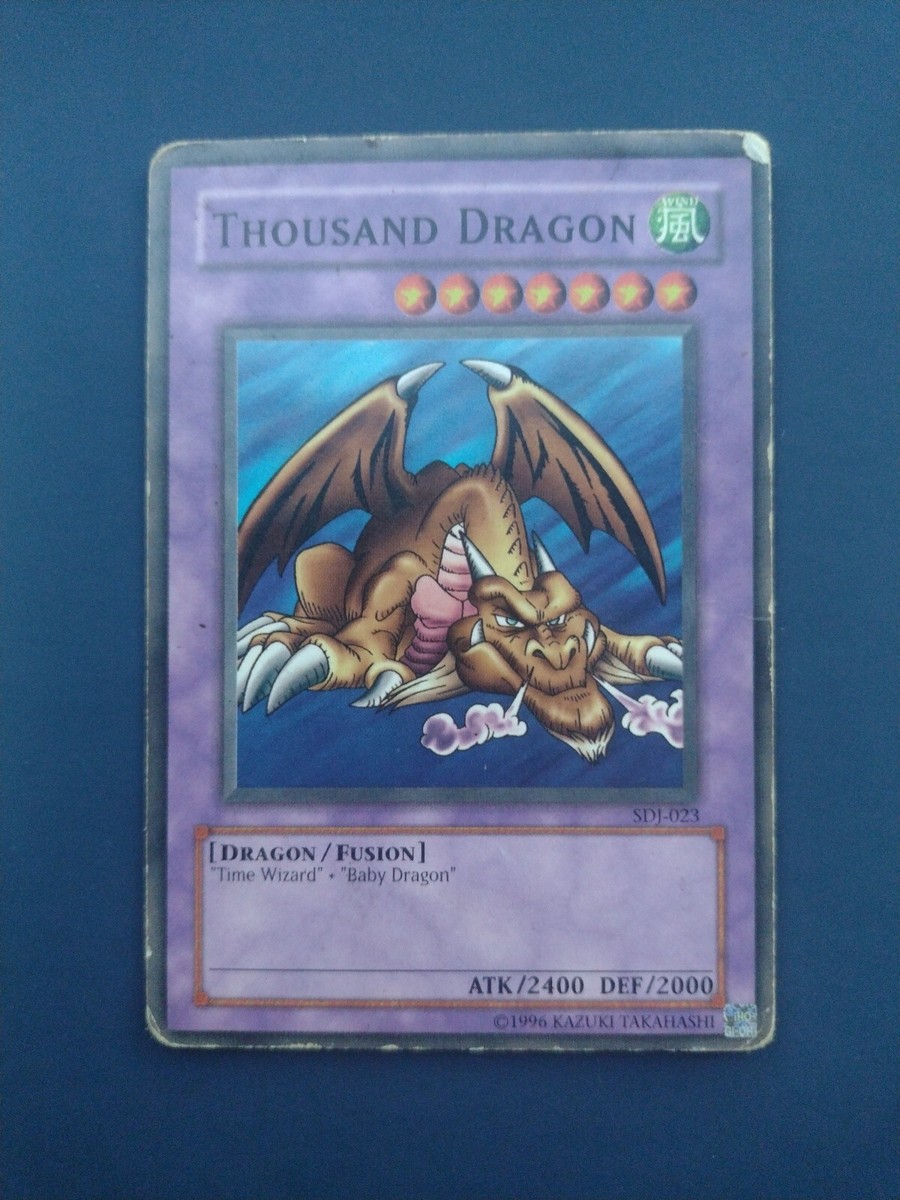 Thousand Eyes Dragon Yu Gi Oh Yugioh Thousand Dragon WJ 04 Ultra Rare