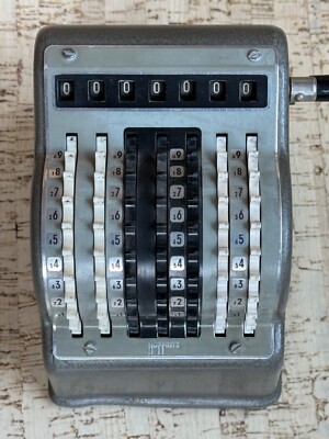Hoffritz Antique Vintage Mechanical Adding Machine, West Germany | eBay