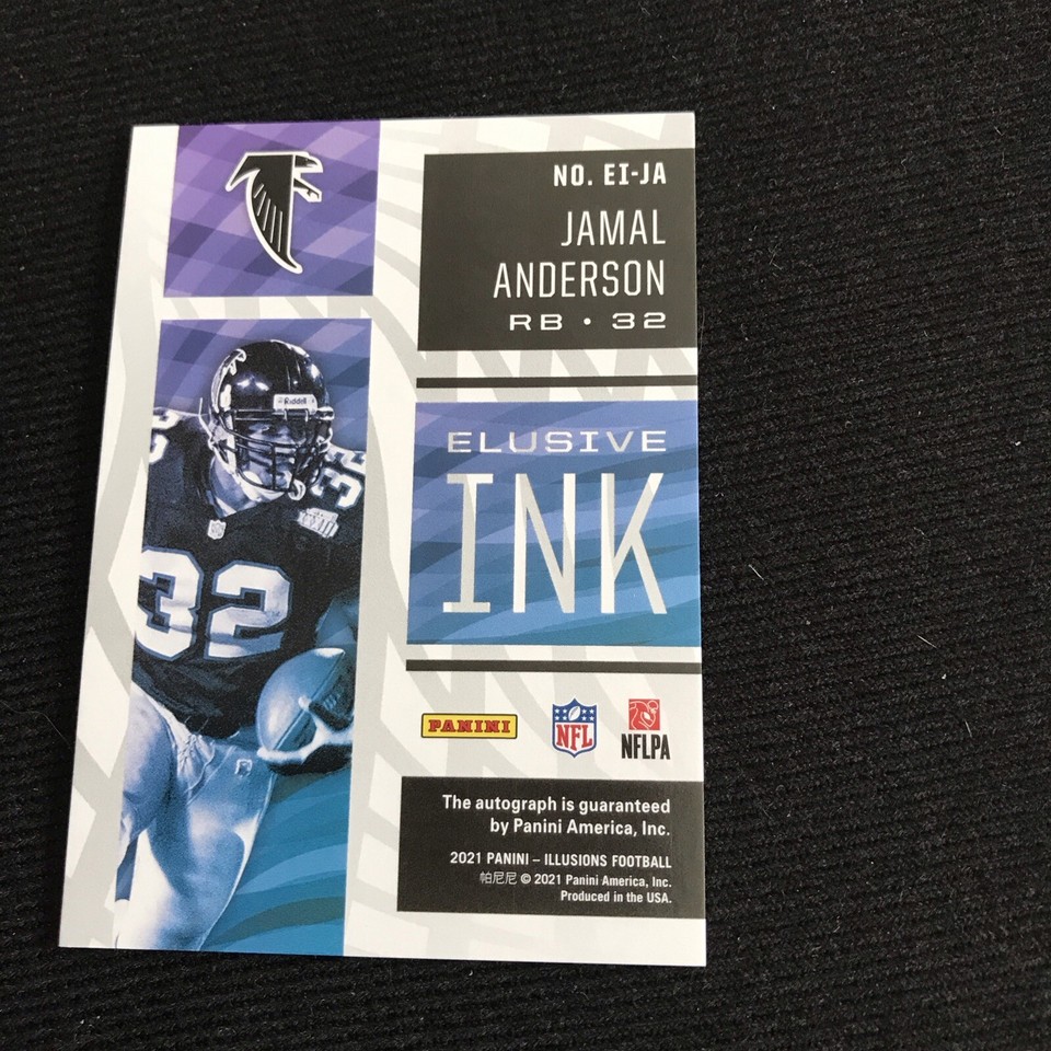 2022 Absolute Jamal Anderson Red Signature Standouts Autograph Auto 04/ ...