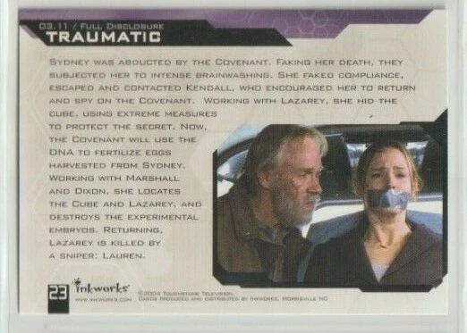 Alias Full Disclosure Season