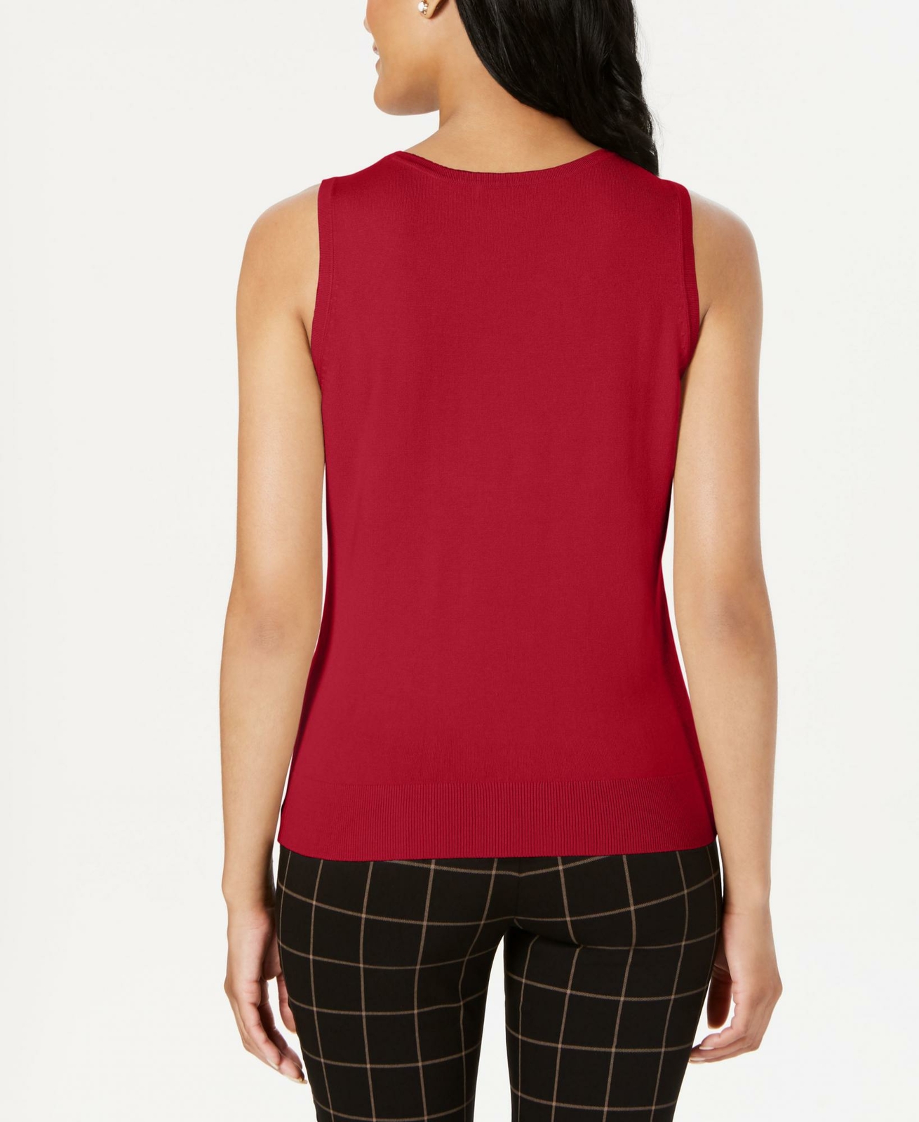 nWT Charter Club Women's Sleeveless Crew Neck Solid Shell Sweater ...