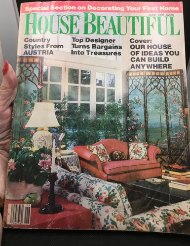 JUNE 1985 HOUSE BEAUTIFUL MAGAZINE | eBay