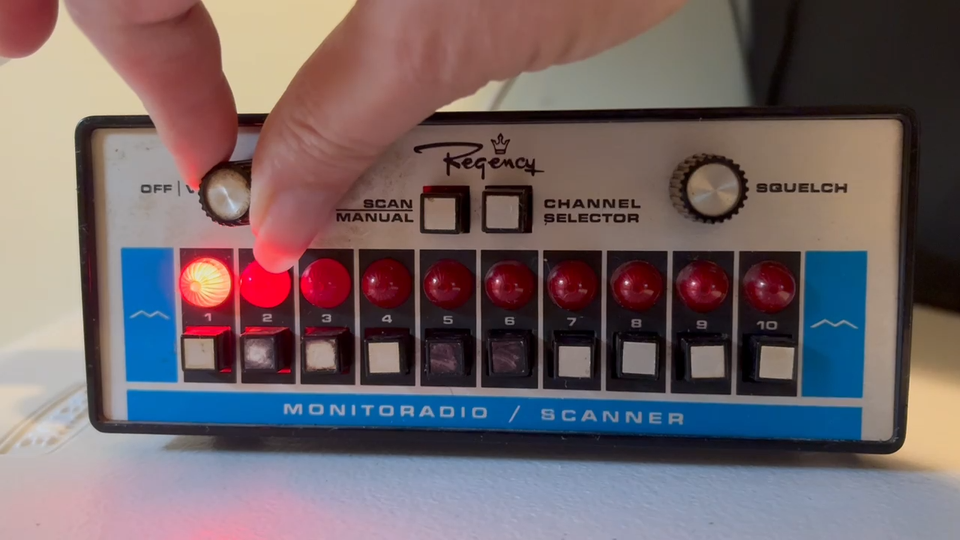 Vintage Regency Monitoradio Scanner - 10 Channel - Used / Works | eBay