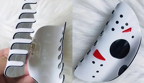 Halloween Friday the 13th, Jason Hair Claw Clip! | eBay