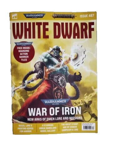 WHITE DWARF ISSUE 487 APRIL 2023 WARHAMMER War of Iron 9772658712024| eBay