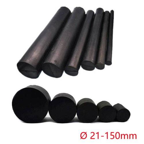 Dia 21-150mm Black Solid Natural Rubber Round Rods Rod Materials 40mm ...