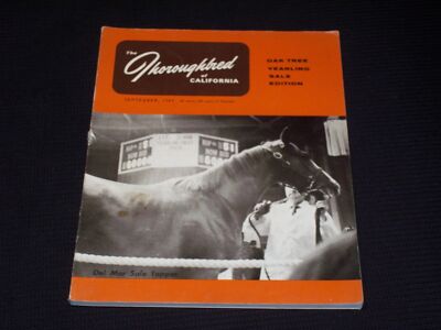 1969 SEPTEMBER THOROUGHBRED OF CALIFORNIA MAGAZINE - OAK TREE YEARLING ...