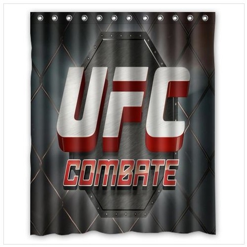 hot UFC Logo shower curtain waterproof decor hooks | eBay