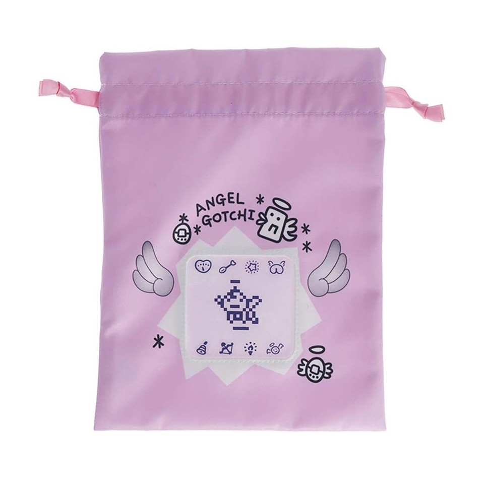 Bandai Tamagotchi Angel Gotchi Tenshitchi Drawstring Pouch Pink Blue | eBay