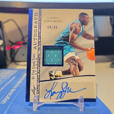 2025 Leaf In The Game Used PATCH AUTO LARRY JOHNSON #14/35 | eBay Australia