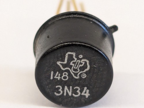 Rare Vintage Texas Instruments 3N34 Germanium Grown Junction Tetrode ...