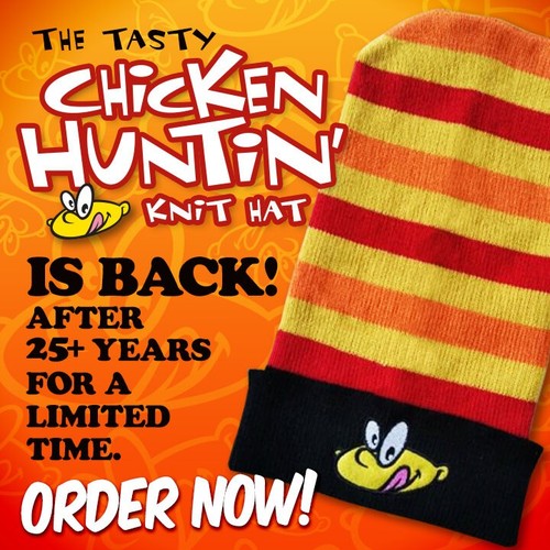 SEALED TASTY CHICKEN HUNTIN BEANIE 12" VIOLENT J HAT ICP INSANE CLOWN ...
