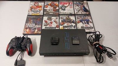 Sony PlayStation PS2 SCPH-39001 1 Controller 2 Memory Cards , 8 games ...