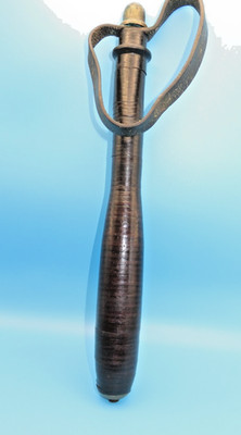 Vintage Leather Wrapped Blackjack Police Baton 12- 3/4 inch for Really ...