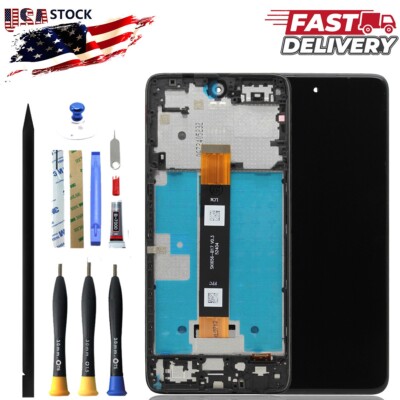 LCD Display Touch Screen Digitizer Assembly Frame For TCL 50 5G/ 50 XE ...