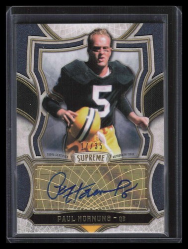 2015 Topps Supreme Autographs SAPH Paul Hornung Auto 17/35 | eBay